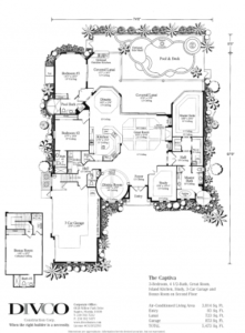Outstanding Floor Plans Custom Home Builder Naples Florida Divco Floor ...
