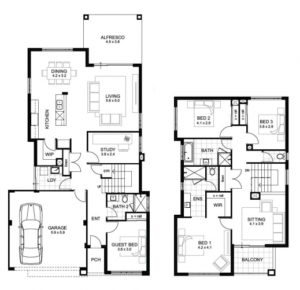 Two Storey Floor Plan Sample October 2025 - House Floor Plans
